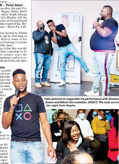 Felix Hlophe comedy show sold out - PressReader