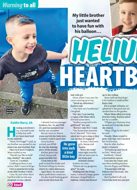 HELIUM HEARTBREAK - PressReader