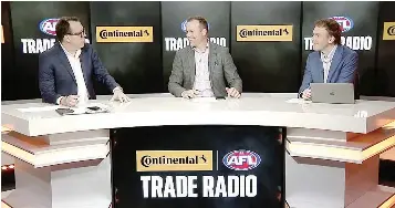 AFL TRADE RADIO RETURNS WITH NEW RECRUITS ADDED TO LINEUP - PressReader