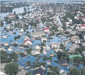 Waters still rising in Ukraine as authoritie­s warn of more to come after Dnieper River dam ...