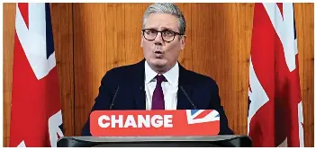 Don’t take victory for granted or poll lead could slip, warns Keir - PressReader