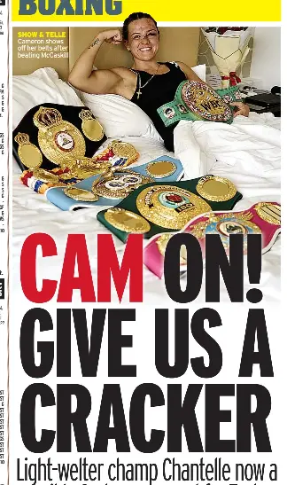 CAM ON! GIVE US A CRACKER - PressReader