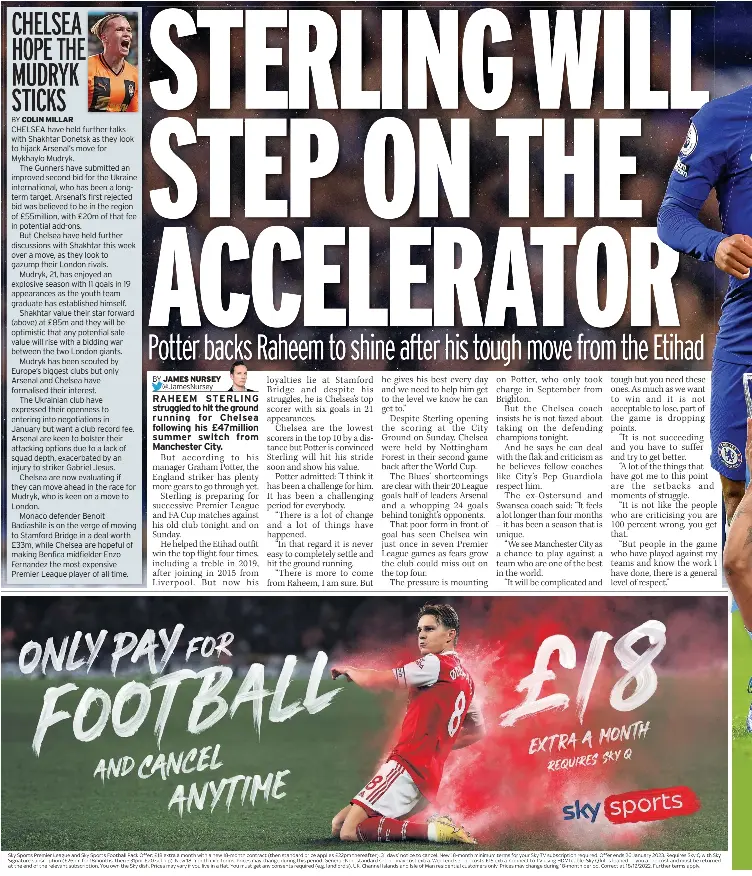 STERLING WILL STEP ON THE ACCELERATO­R - PressReader
