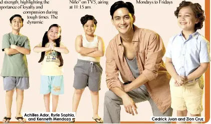 Two generation­s of acting excellence in TV5’s ‘Ang Himala Ni Niño’ - PressReader