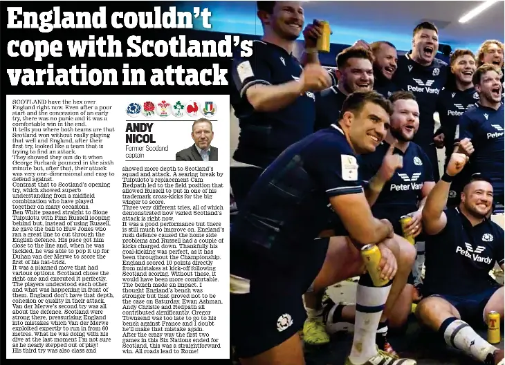 England couldn’t cope with Scotland’s variation in attack - PressReader