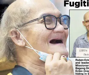 Fugitive cult leader Ecleo nabbed - PressReader