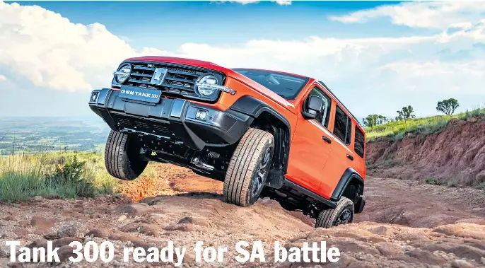 Tank 300 ready for SA battle - PressReader
