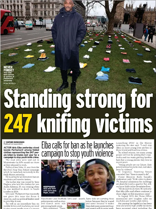 Standing strong for 247 knifing victims - PressReader