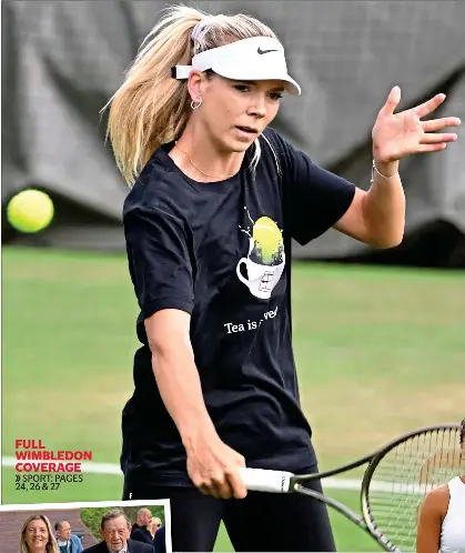 Murray and Boulter lead the British charge in SW19 with record number on single day - PressReader