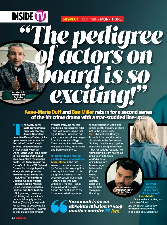 “The pedigree of actors on board is so exciting!” - PressReader