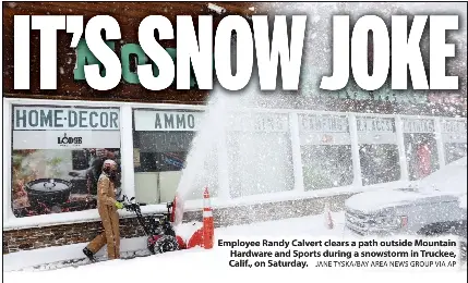 IT'S SNOW JOKE - PressReader