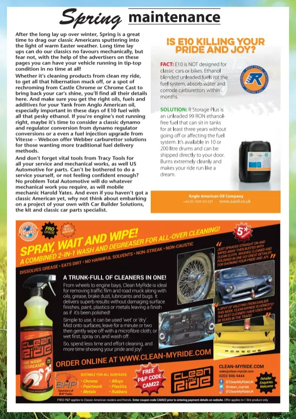 Spring maintenanc­e - PressReader