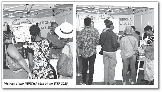 NERCHA CHAMPIONS HIV AWARENESS AT THE EITF 2025 - PressReader