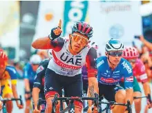 UAE Team Emirates rider Molano on top - PressReader