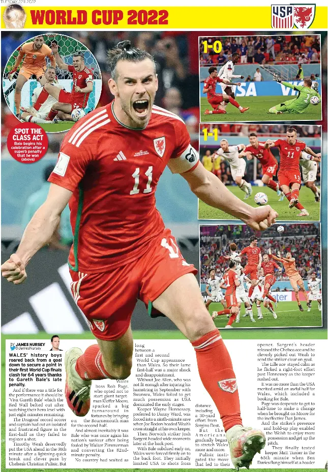 WORLD CUP 2022 BALED OUT BY GARETH - PressReader