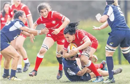 Emma Taylor takes rugby game to the next level. - PressReader