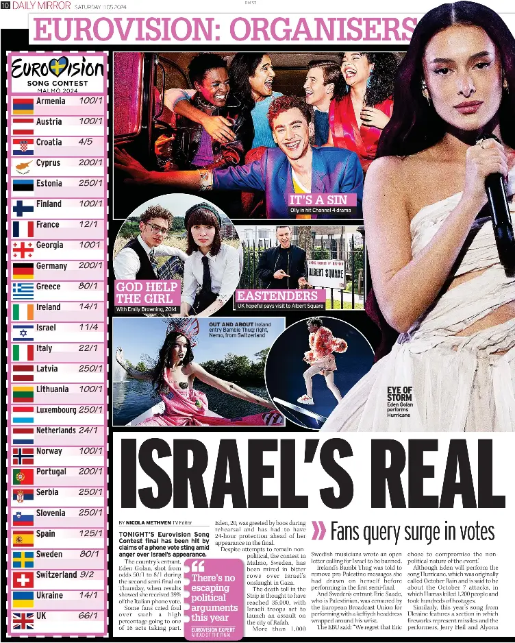 ISRAEL’S REAL CHANCE OF A WIN - PressReader