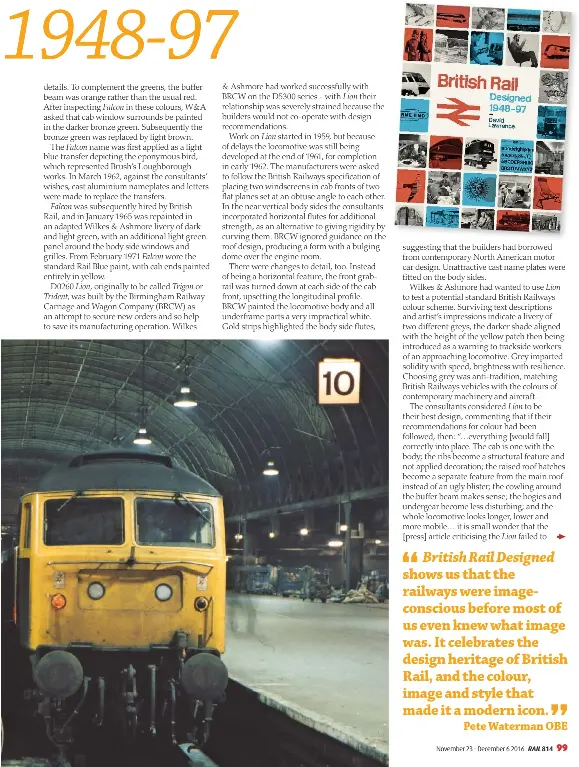 British Rail Designed 1948-97 - PressReader