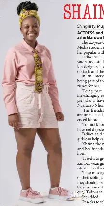 SHAINA CAST MEMBER ON CLOUD NINE - PressReader