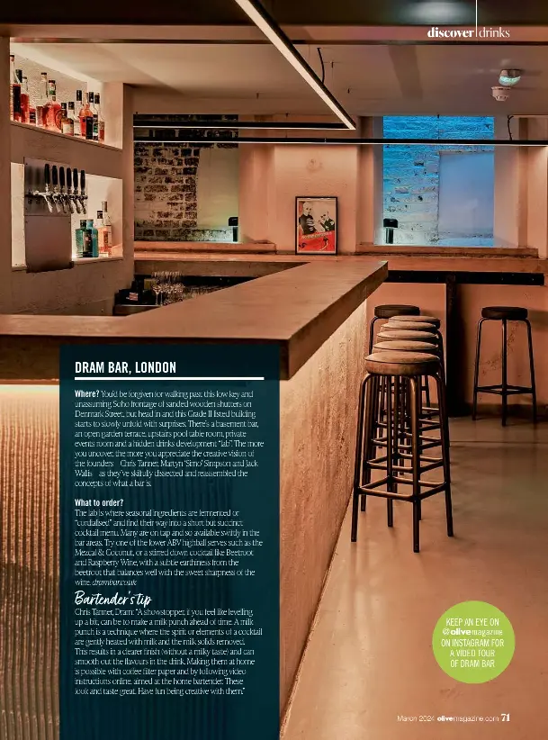DRAM BAR, LONDON - PressReader