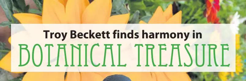 Troy Beckett finds harmony in Botanical treasure - PressReader