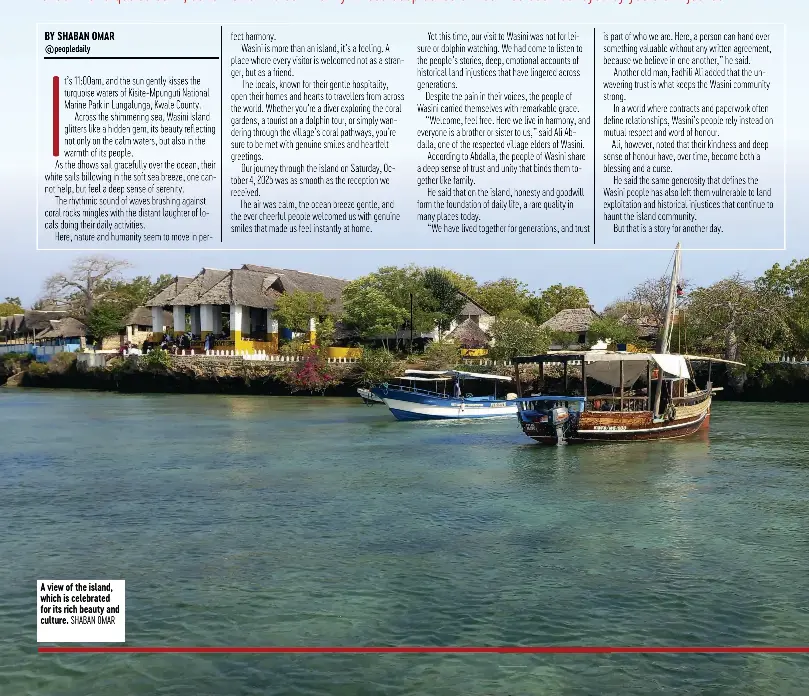 Wasini Island: A Paradise scarred by history, but united in humanity ...
