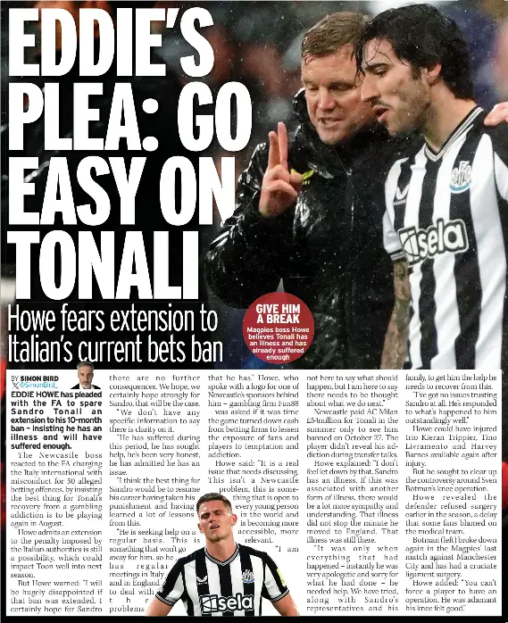 EDDIE’S PLEA: GO EASY ON TONALI - PressReader