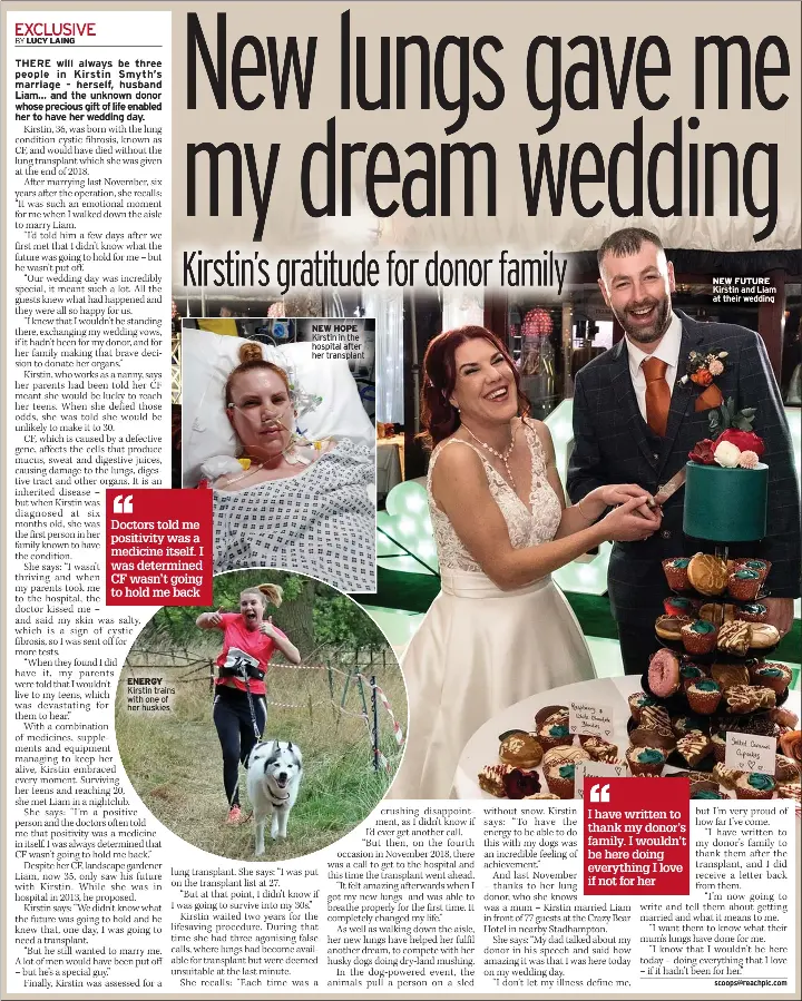 New lungs gave me my dream wedding - PressReader