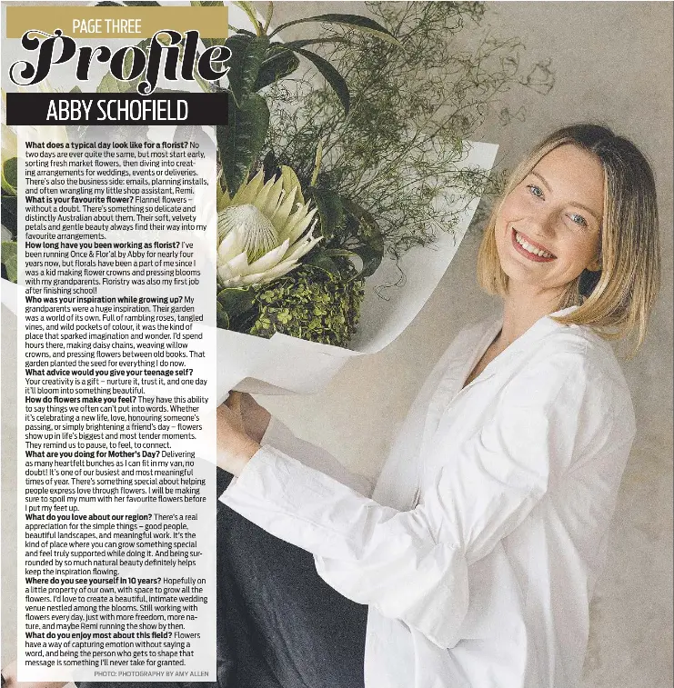Profile ABBY SCHOFIELD - PressReader