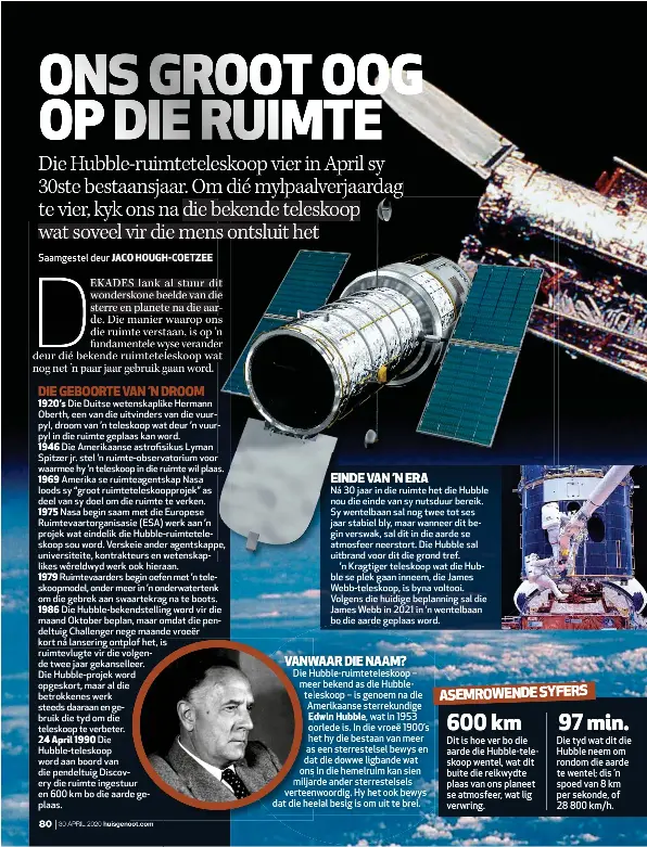 Die Hubble-ruimtetele­skoop word 30 - PressReader