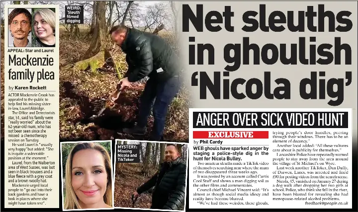 Net sleuths in ghoulish ‘Nicola dig’ - PressReader