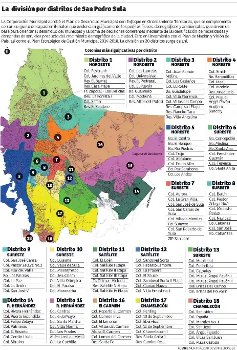 En 20 distritos dividen la capital industrial - PressReader
