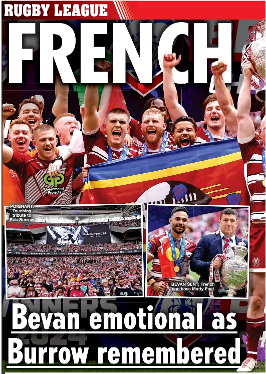 FRENCH TRIBUTE Bevan emotional as Burrow remembered - PressReader