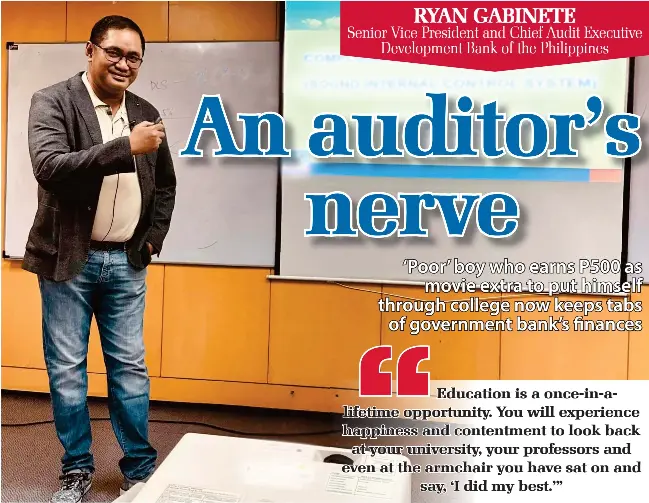 An auditor’s nerve - PressReader