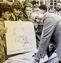 Visitors drawn in to cartoonist exhibition - PressReader