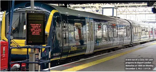 SWR accepts ‘701s’, but no date for passenger services - PressReader