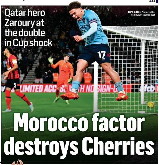 Morocco factor destroys Cherries - PressReader
