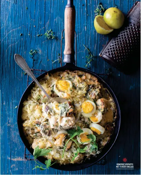 Romerige VISPASTEI met ’n ROSTI-BOLAAG - PressReader