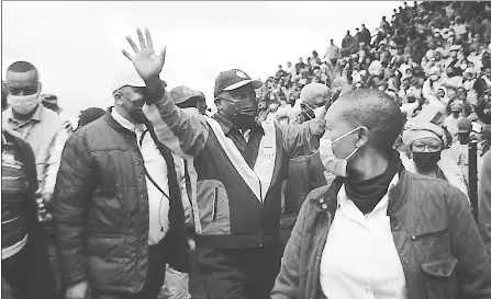 Thunderous welcome for Cyril in Ace’s stronghold - PressReader