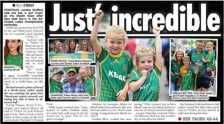 FUNNY GIRL ‘CRUSH’ ON MEATH - PressReader