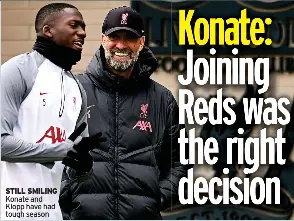 Konate: Joining Reds was the right decision - PressReader