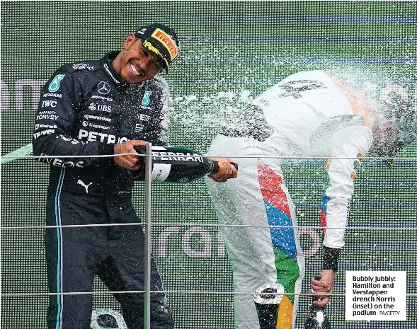 Lando’s the toast of Silverston­e as Max marches on - PressReader