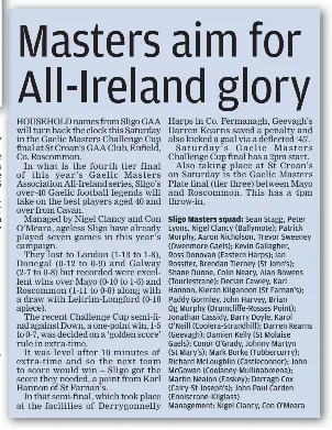 Tuneful Harps are on course for semi-final - PressReader