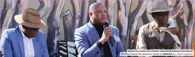 Kgosi Gaborone calls for cultural preservati­on - PressReader
