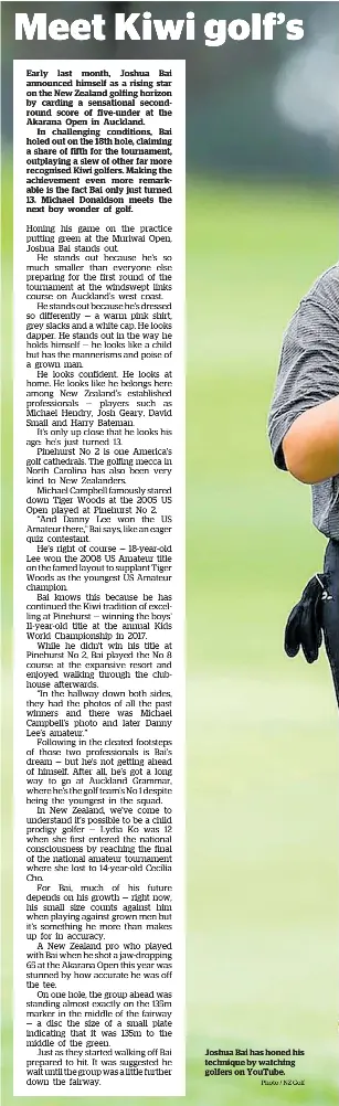 Meet Kiwi golf’s next teenage sensation - PressReader