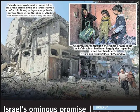 Israel’s ominous promise - PressReader