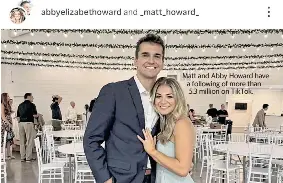 Influencer­s Matt and Abby Howard reveal ‘devastatin­g’ pregnancy loss ...