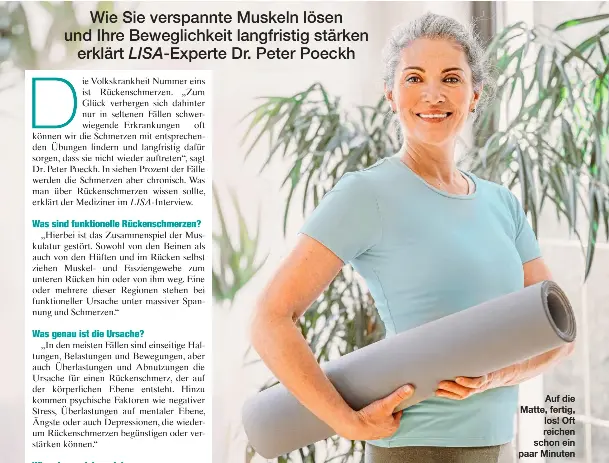 Mit fünf Übungen wieder fit und mobil Kraftvoll gegen - PressReader