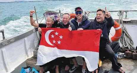 Singapore team swim across English Channel - PressReader
