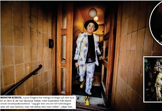 Lucaz tog sin elaka clown till USA - PressReader